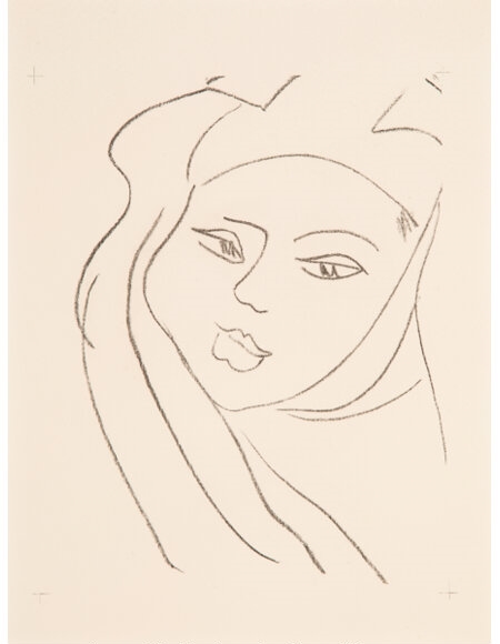 Henri Matisse | FACES (FROM VISAGES) (1946) | MutualArt