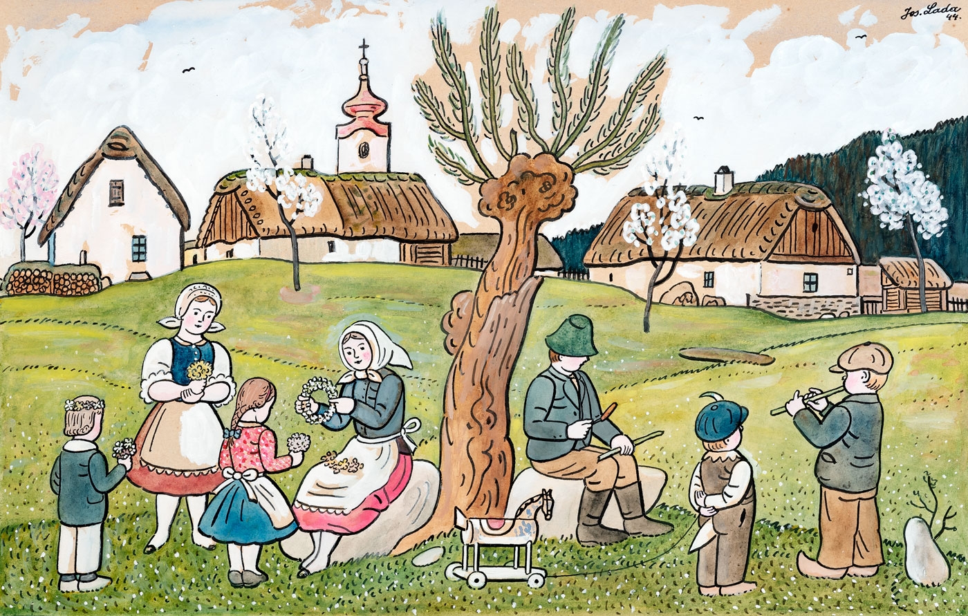 Josef Lada | Spring (1944) | MutualArt