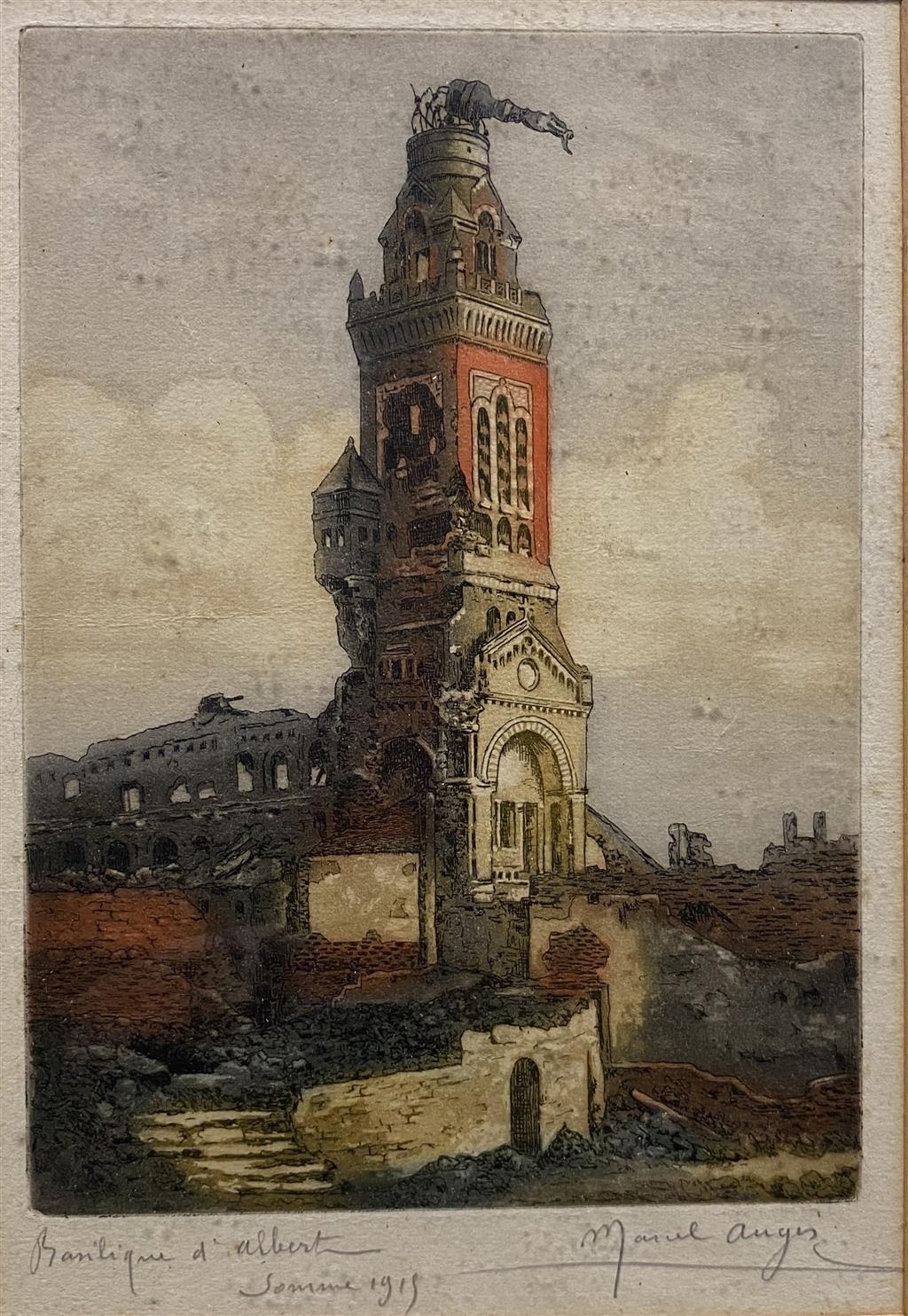 Marcel Augis | Basilique d'Albert, Somme (1915) | MutualArt
