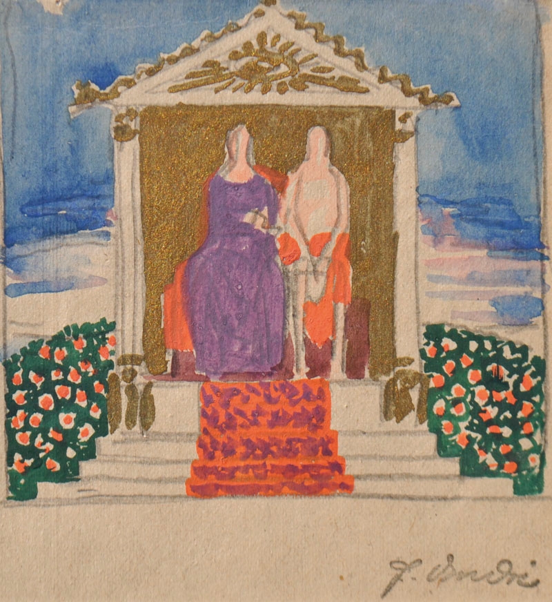 Ferdinand Andri | COPPIA IN EDICOLA | MutualArt