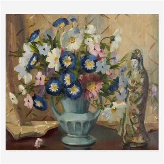 Isabel Parke Branson Cartwright | Still Life with Oriental Figurines ...
