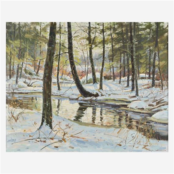 Wayne Beam Morrell | Forest Light; together with Winter Stream | MutualArt