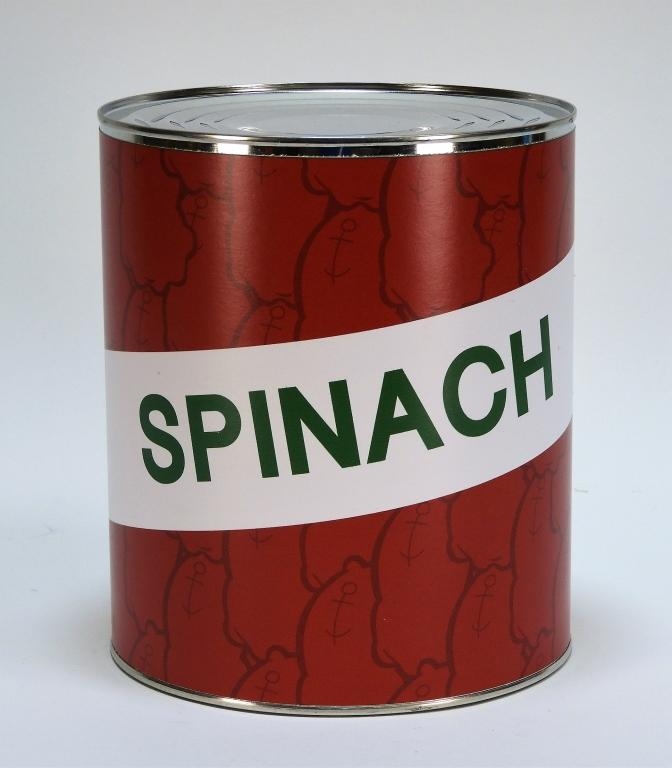 Popeye Spinach Can