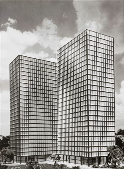 Hedrich Blessing | Mies van der Rohe. Apartment House, 860 Lake Shore ...