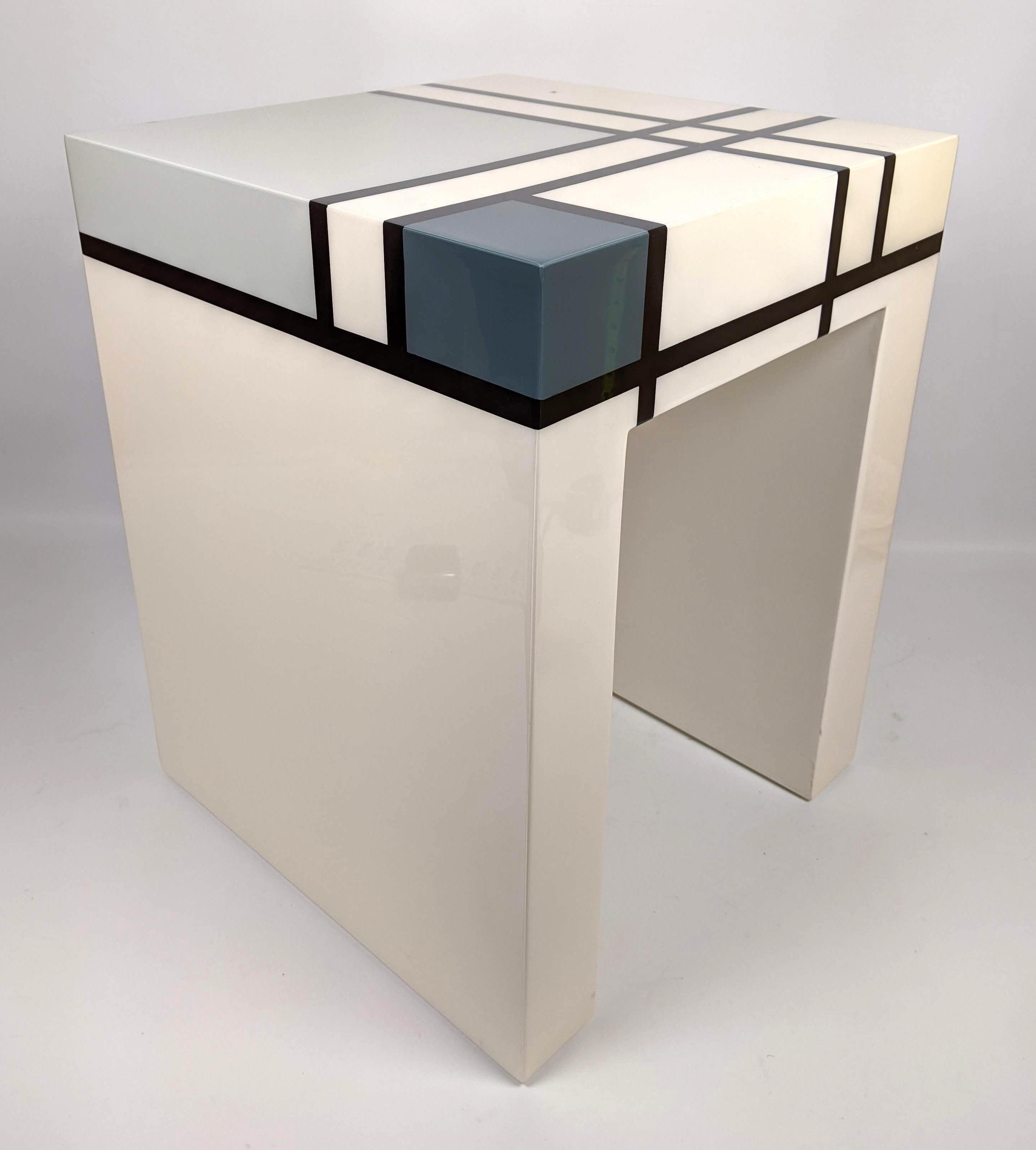 Piet Mondrian | Artistic Side Table (2007) | MutualArt