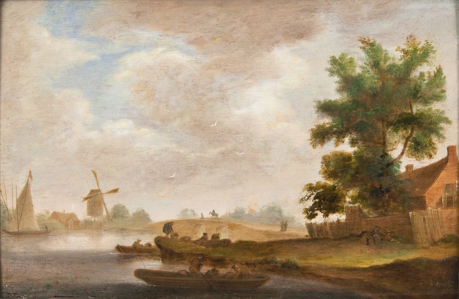 Pieter Jansz van Asch | RIVER LANDSCAPE | MutualArt