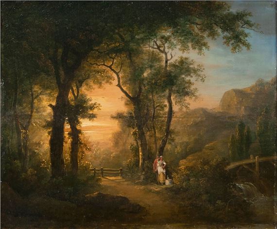 John Rathbone | RENDEZVOUS BY THE WATERFALL | MutualArt