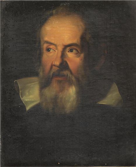 Tuscan School, 19th Century | PORTRAIT OF GALILEO GALILEI | MutualArt