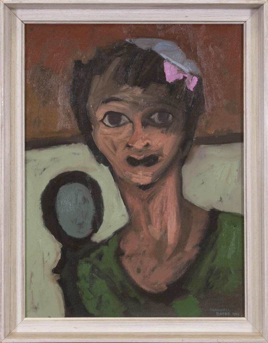 Maxwell Bennett Bates | HEAD OF A WOMAN (1952) | MutualArt