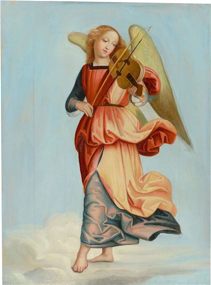 Franz Ittenbach | Angel playing music (after Raffael) (1839 - 1842 ...