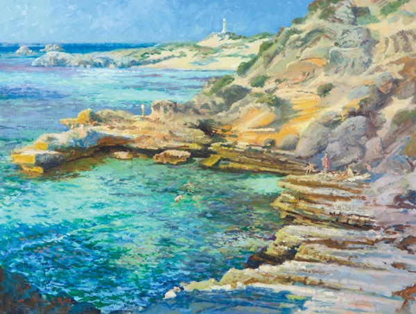 William E. Rees | SWIMMING AT ROTTNEST | MutualArt