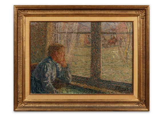 Modeste Huys Boerin Aan Het Venster Farmer At The Window Mutualart