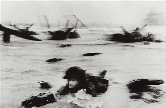 Robert Capa | D-Day Landing on Omaha Beach, Normandy (1944) | MutualArt