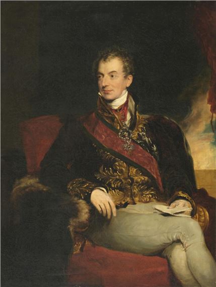 British School, 19th Century | Portrait of the Prince of Metternich ...