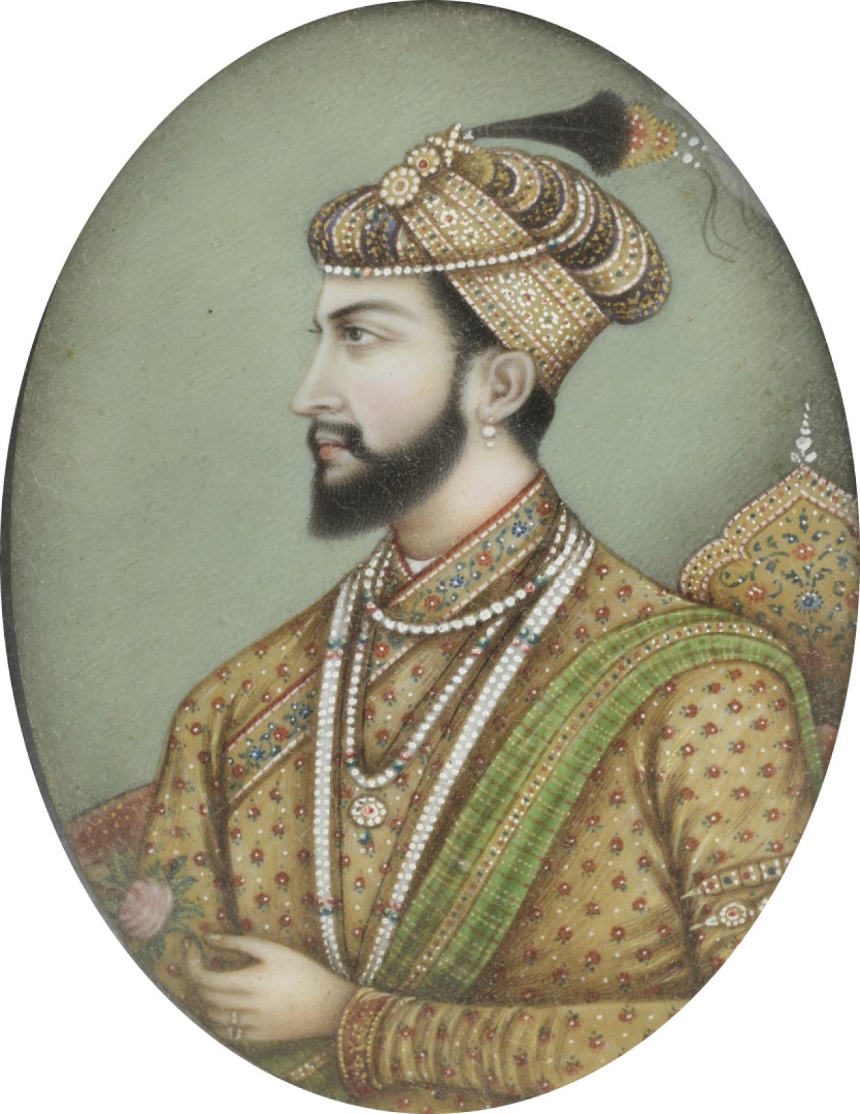 Indian School, 19th Century | Portrait of Shah Jahan | MutualArt