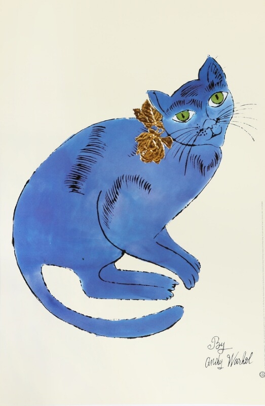 Andy Warhol | Two posters from the series Unitled (25 cats named Sam ...