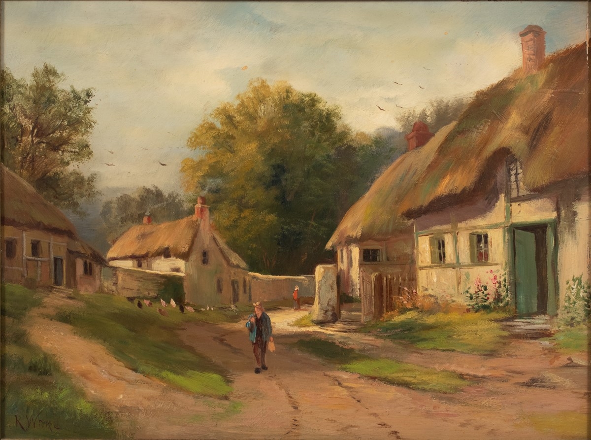 R. Ward | VILLAGE PATHWAY | MutualArt