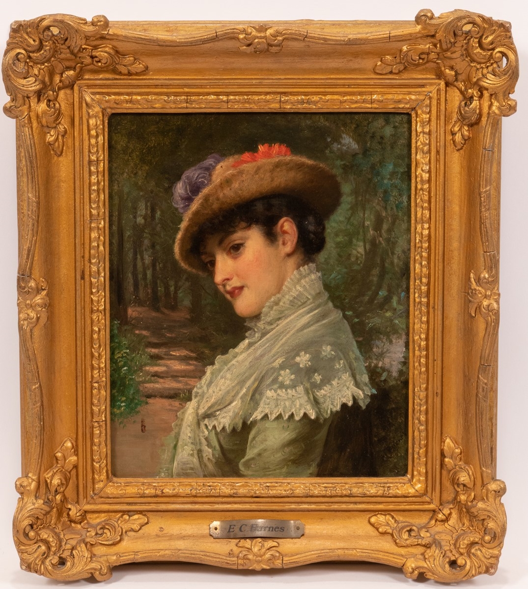 Edward Charles Barnes | PORTRAIT OF LADY | MutualArt