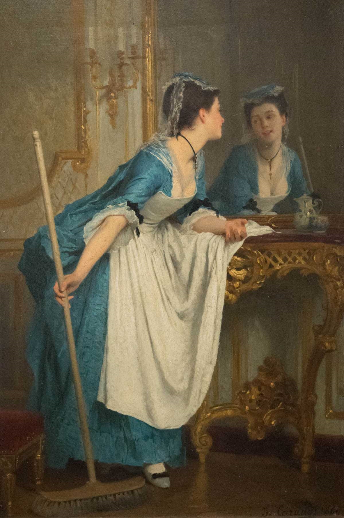 Joseph Caraud | The Pretty Maid (1860) | MutualArt