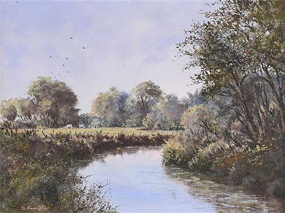 David Overend | RIVER LAGAN NEAR DONACLONEY | MutualArt