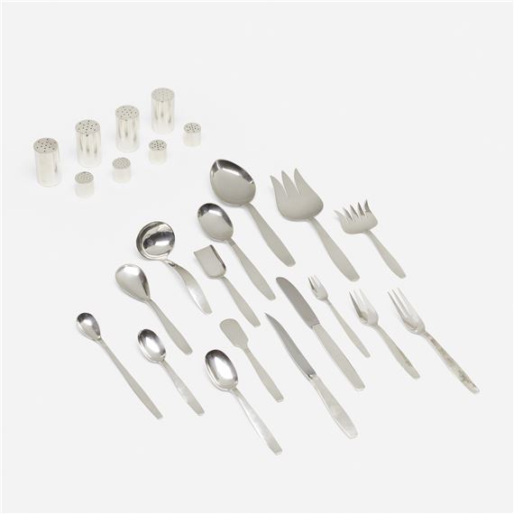 Allan Adler | Swedish Modern silverware (Circa 1969) | MutualArt