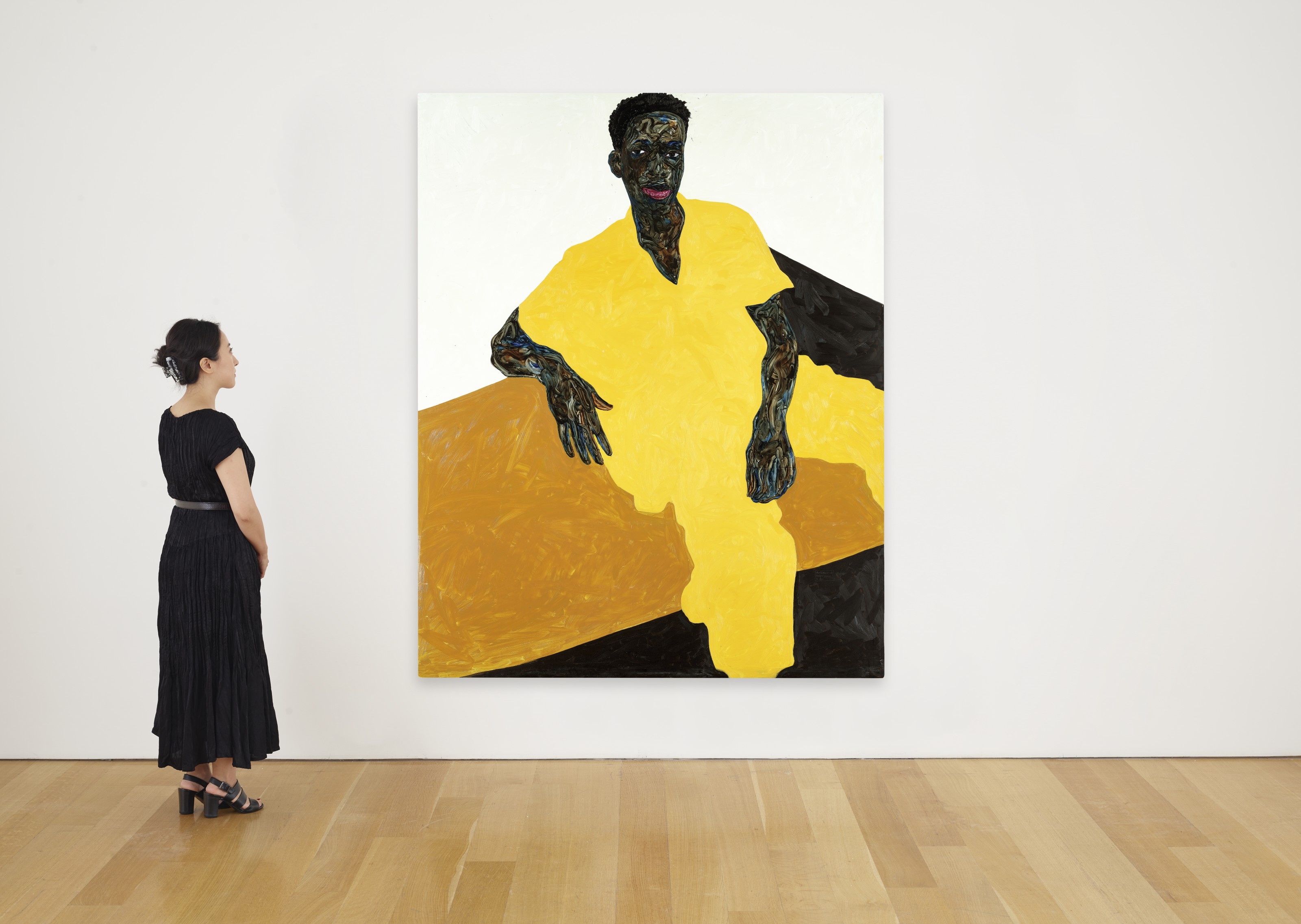 Amoako Boafo | Baba Diop (2019) | MutualArt