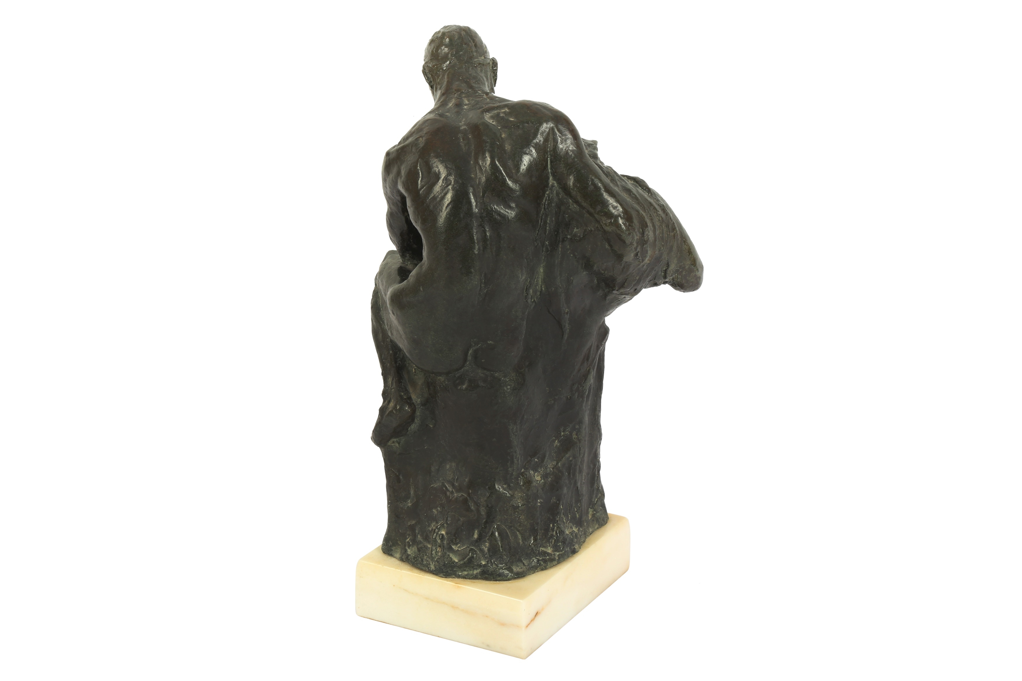 Auguste Rodin | impressionist sculpture of two nude lovers in embrace ...