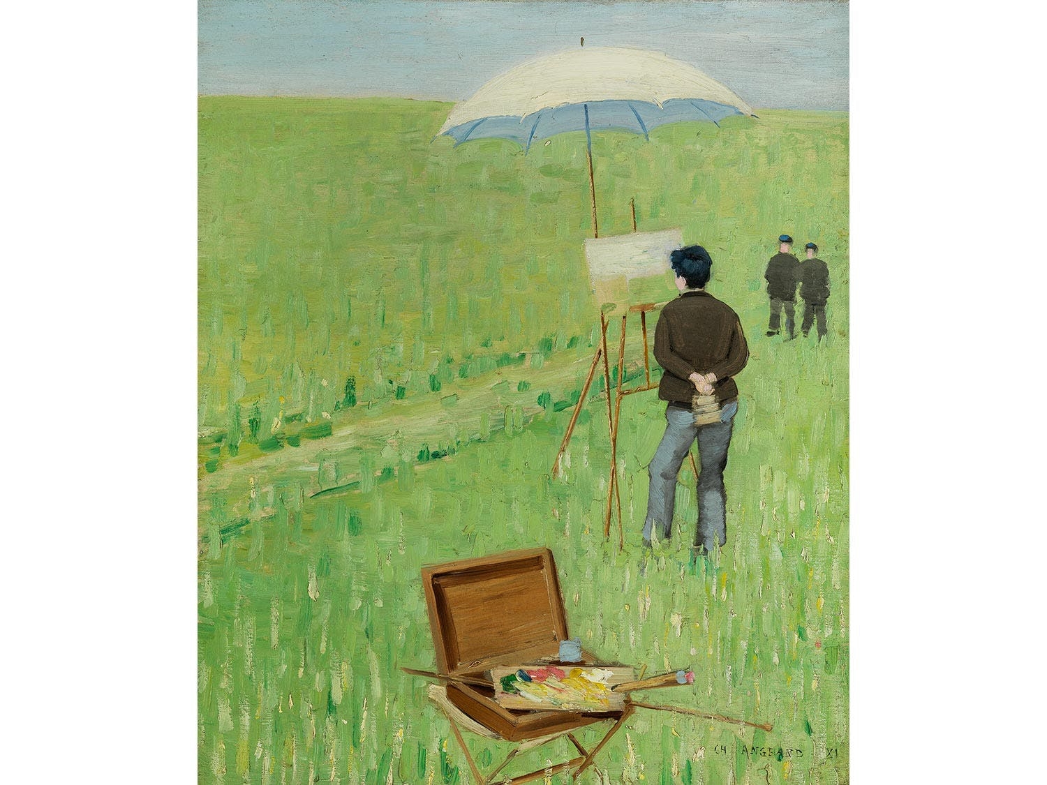 Charles Angrand | THE OPEN AIR PAINTER (1881) | MutualArt
