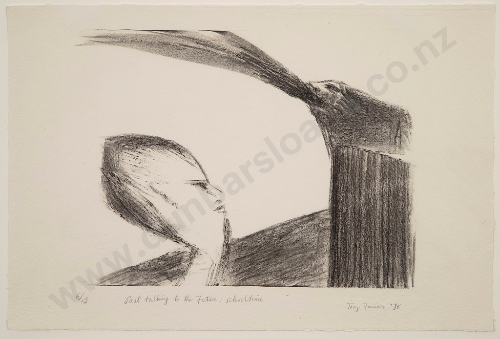 Tony Fomison | Past talking to the future: schooltime (1986) | MutualArt