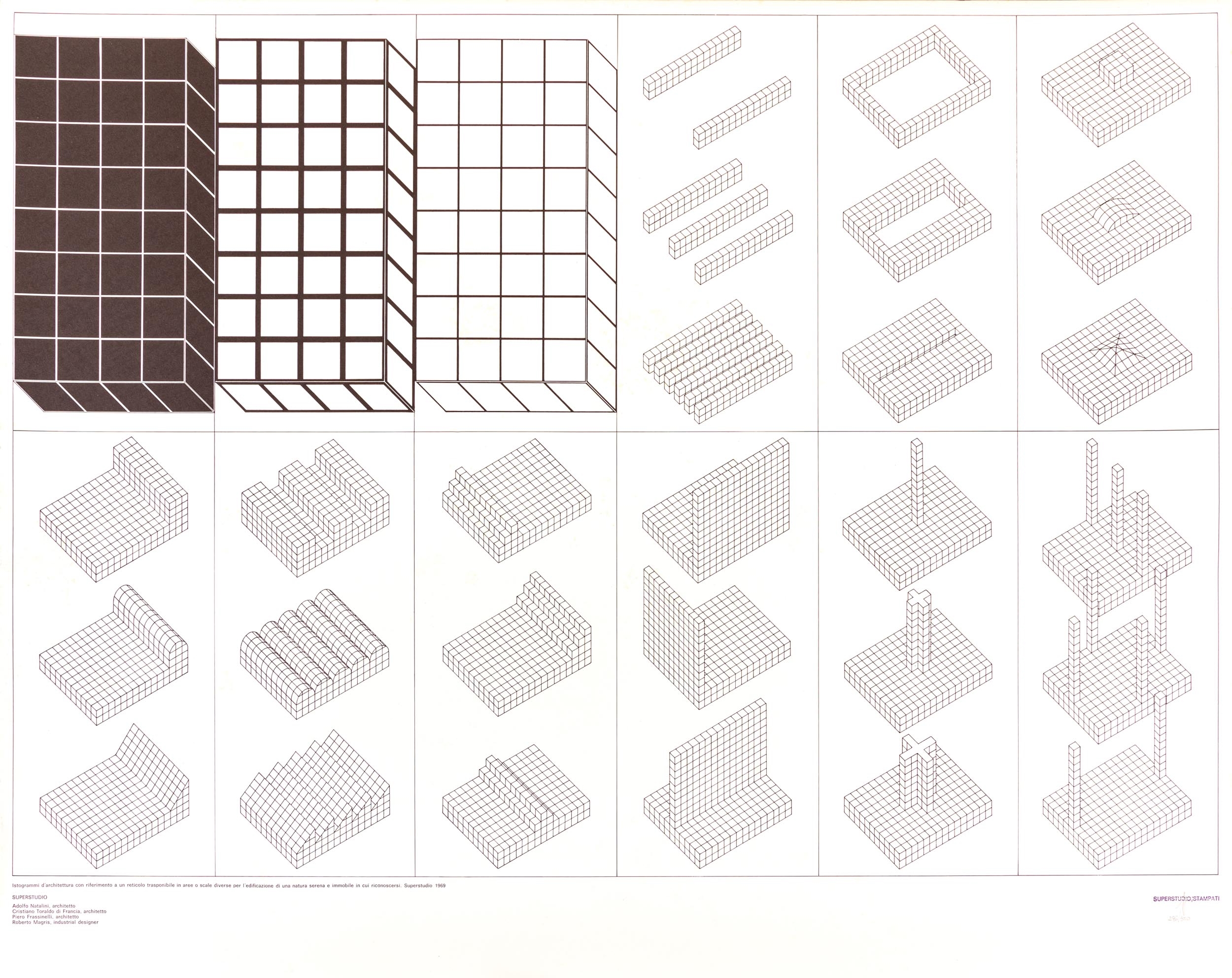 Superstudio Group | Istogrammi d'architettura con riferimento a un ...