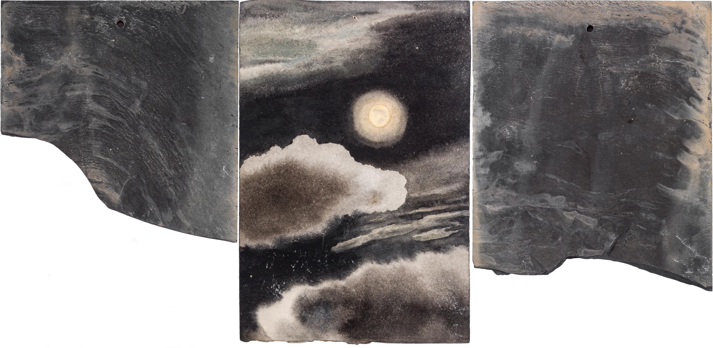 Geoff Hendricks | A night sky with broken slates | MutualArt