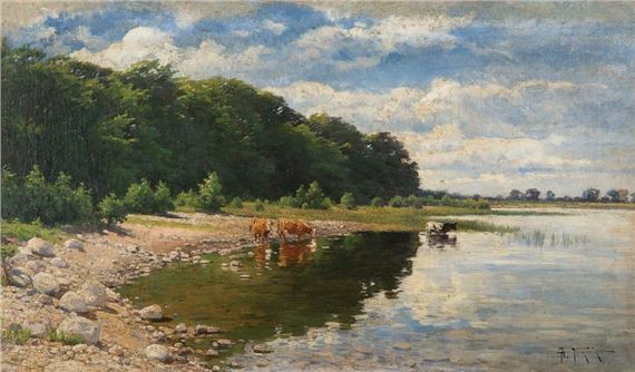 Nikolai Yegorovich Makovsky | Riverbank | MutualArt
