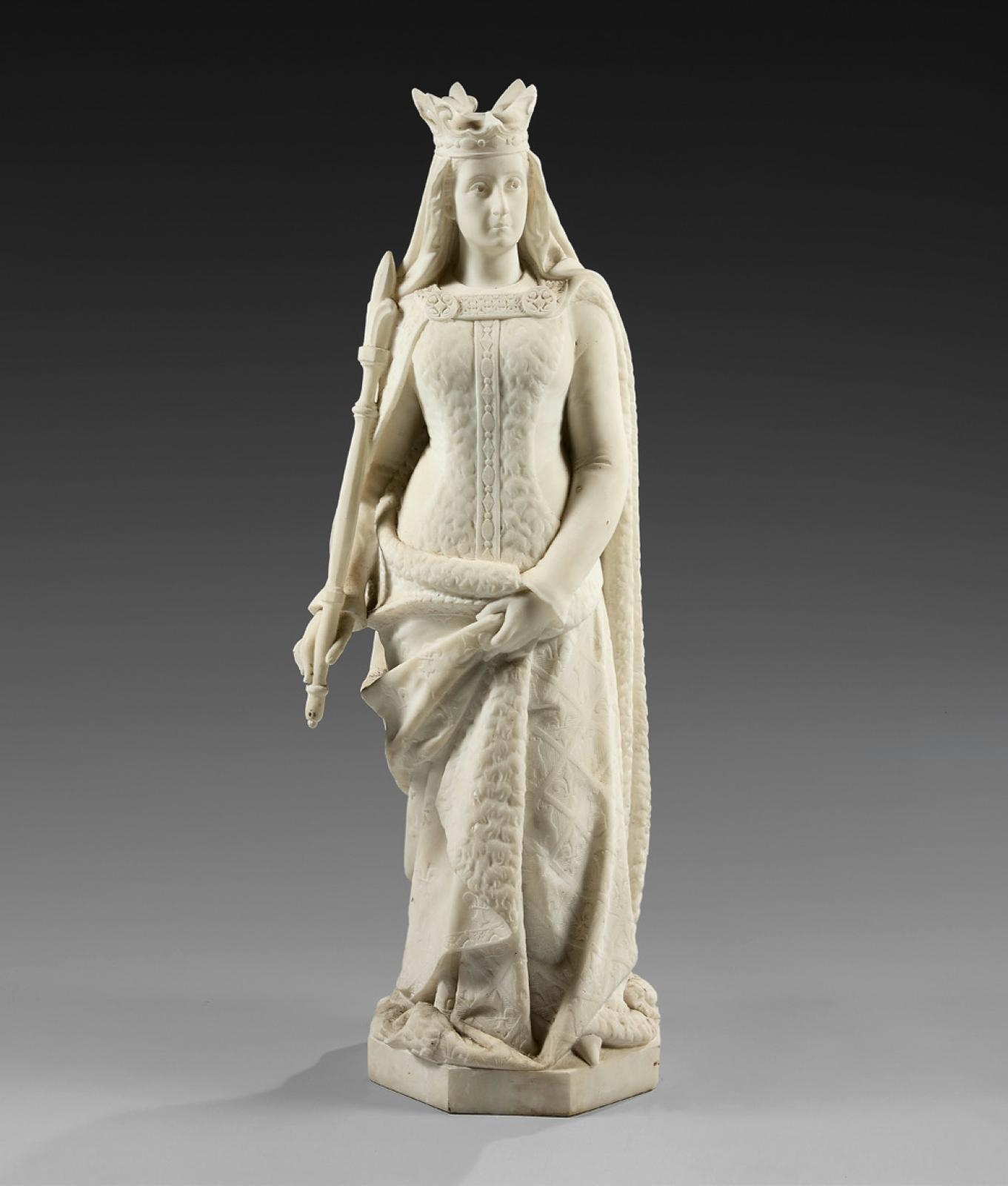 Queen Holding Scepter