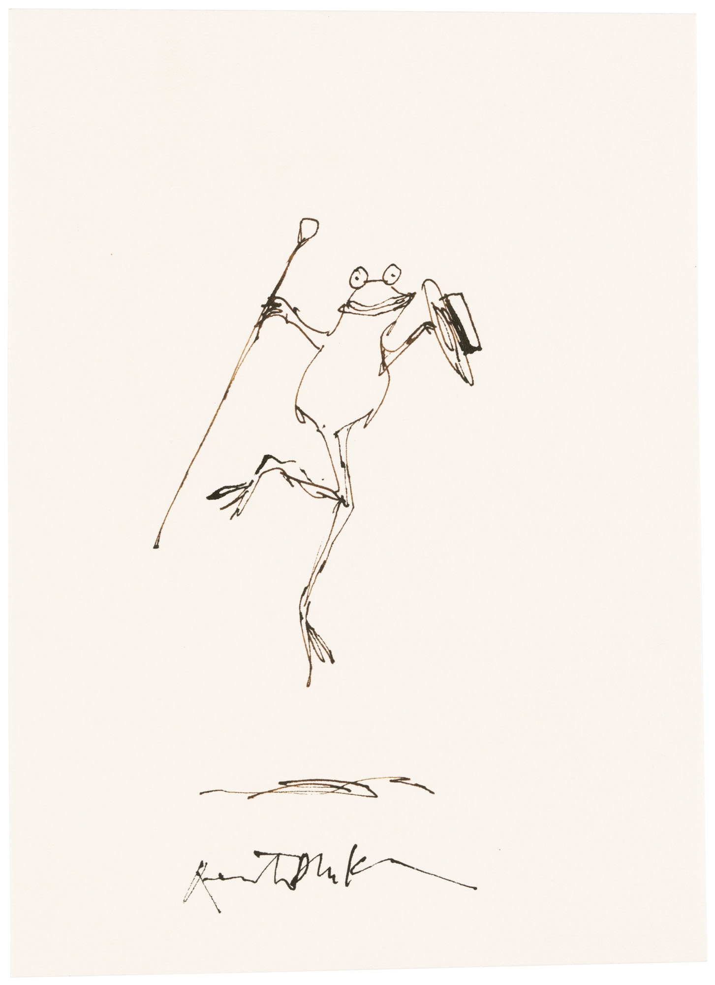 Quentin Blake | The Dancing Frog (2019) | MutualArt