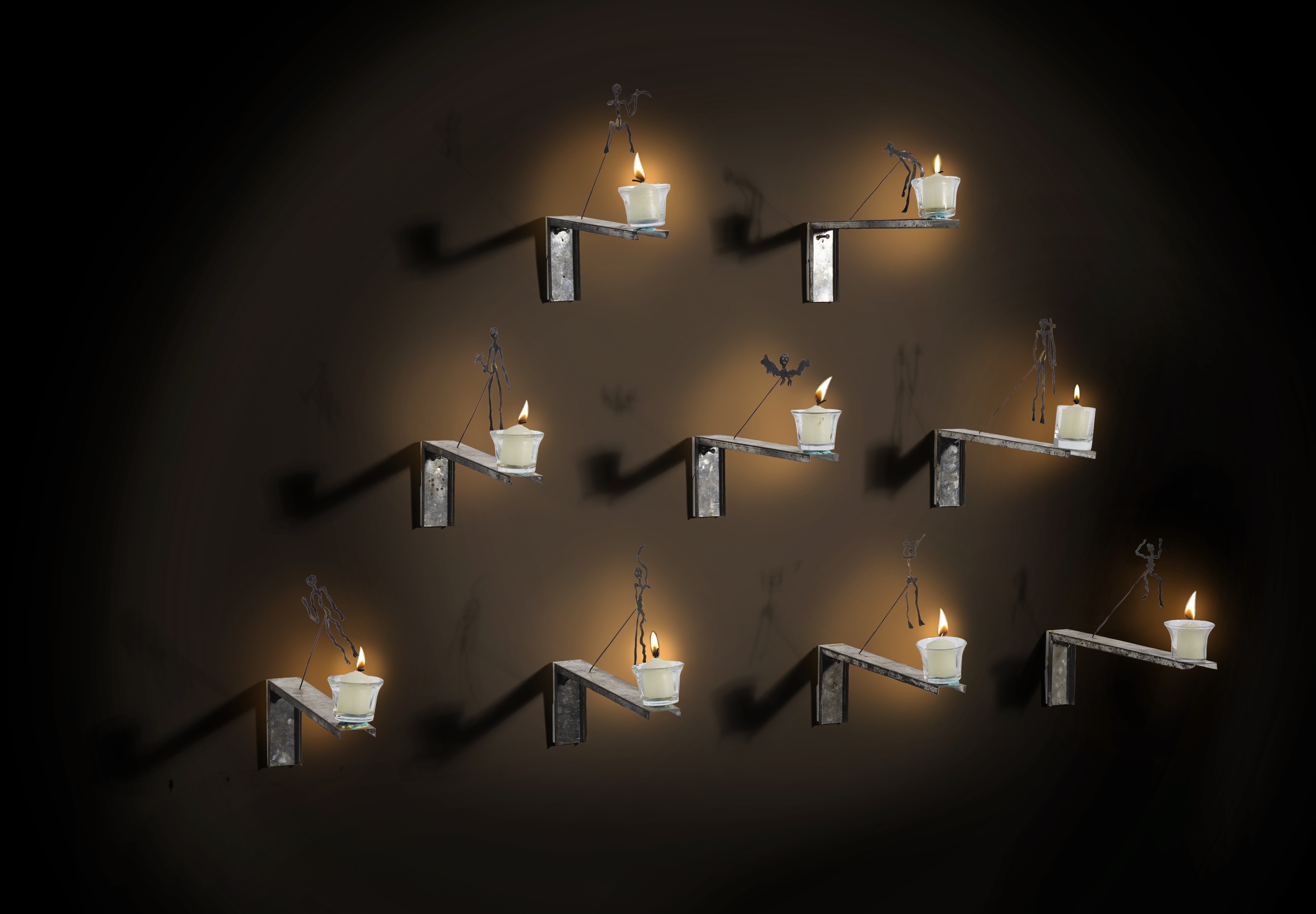 Christian Boltanski | Les Bougies (Shadows from the Lesson of Darkness ...