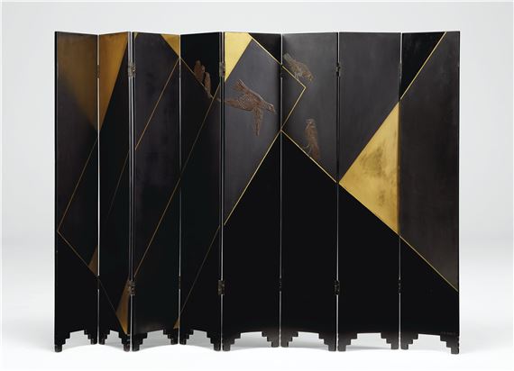 Jean Dunand | EIGHT-PANEL 'OISEAUX DÉCOR GEOMETRIC' SCREEN (1928 ...