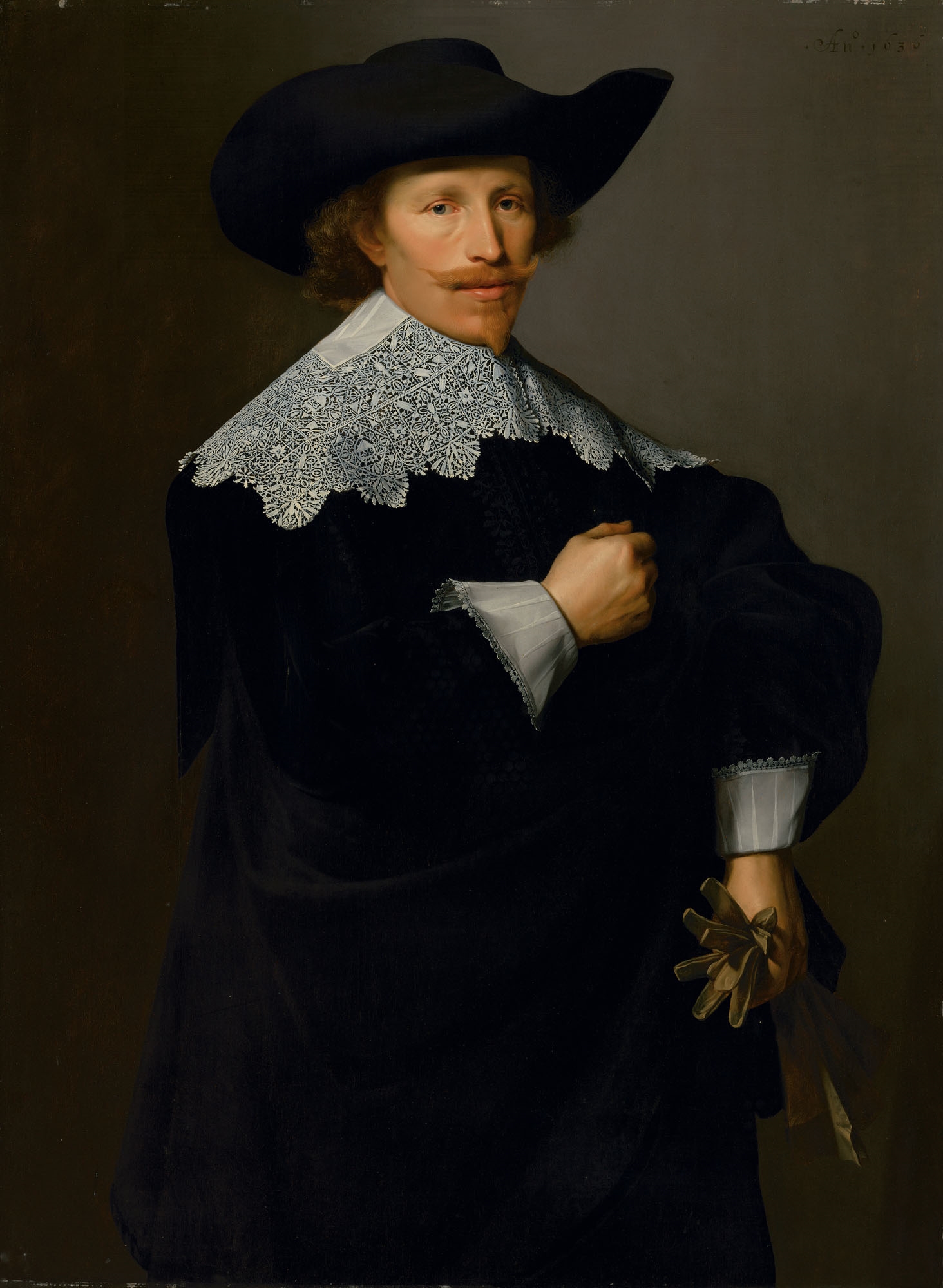 Nicolaes Eliasz. Pickenoy | Portrait of a gentleman, three-quarter ...