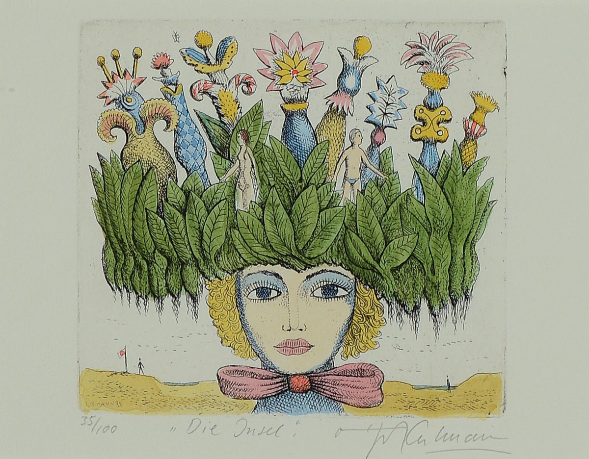 Otfried H. Culmann | 2 color etchings (1982) | MutualArt