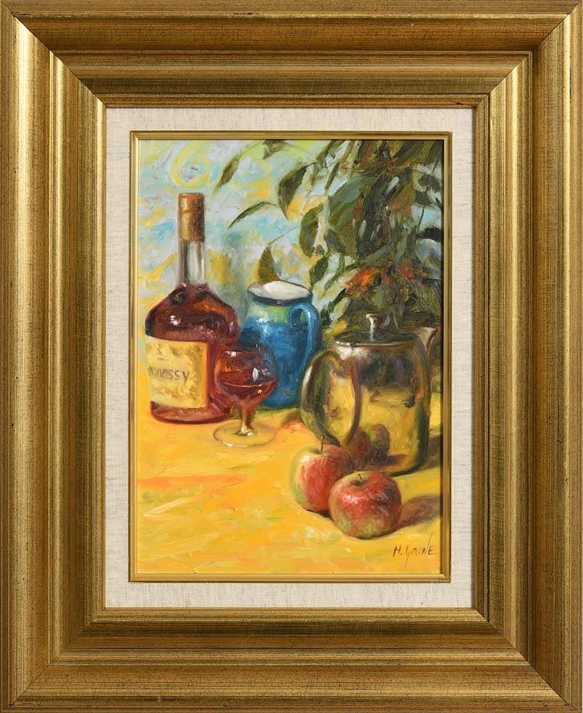Henry McGrane | Still Life - Hennessy and Fruit | MutualArt