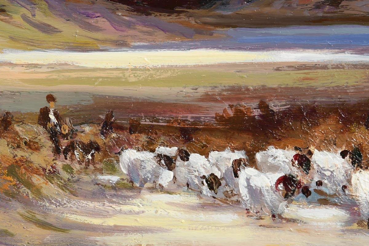 William Cunningham | Tending the Sheep, Connemara | MutualArt