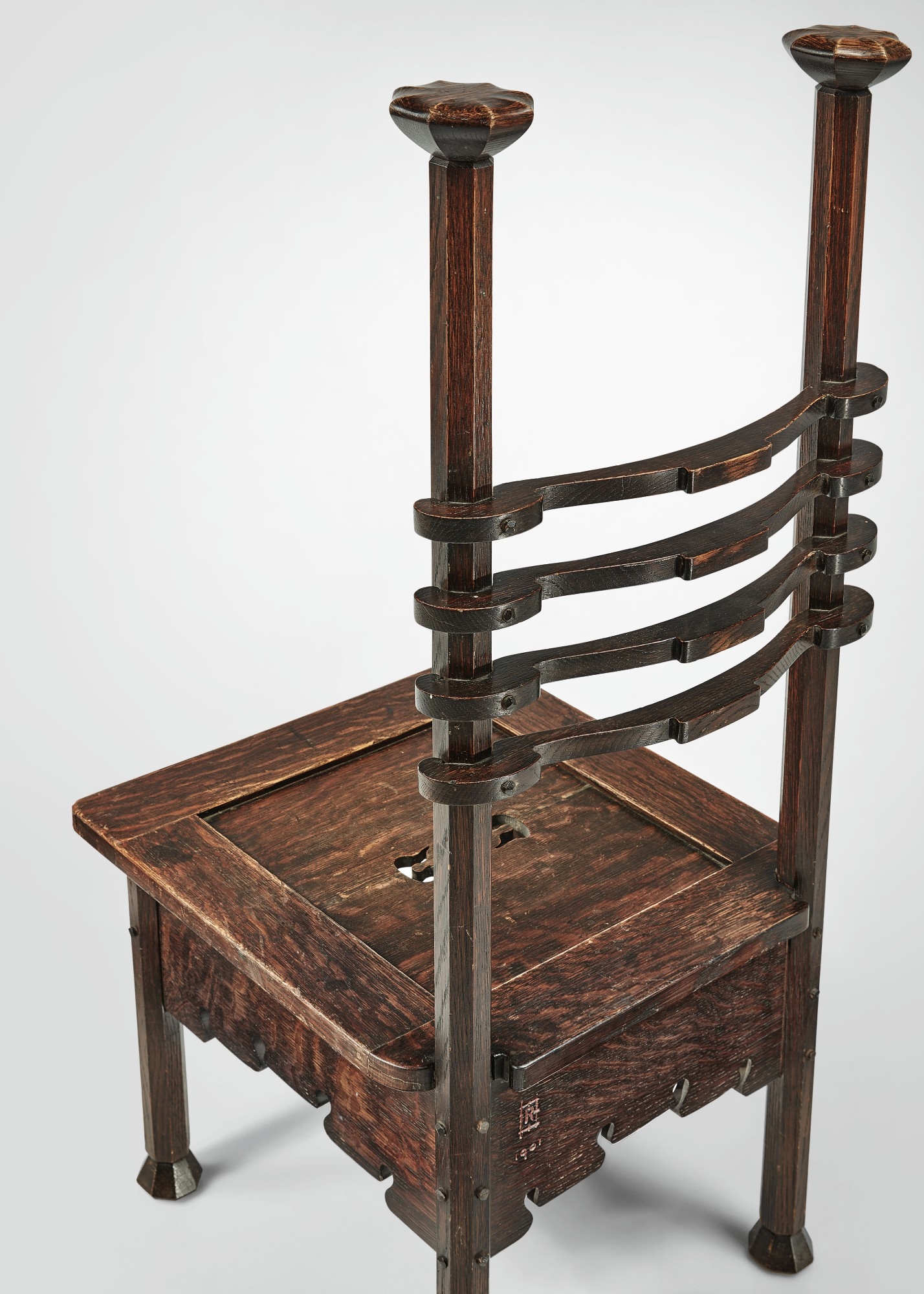 Charles Rohlfs | Ladder Back Chair (1901) | MutualArt