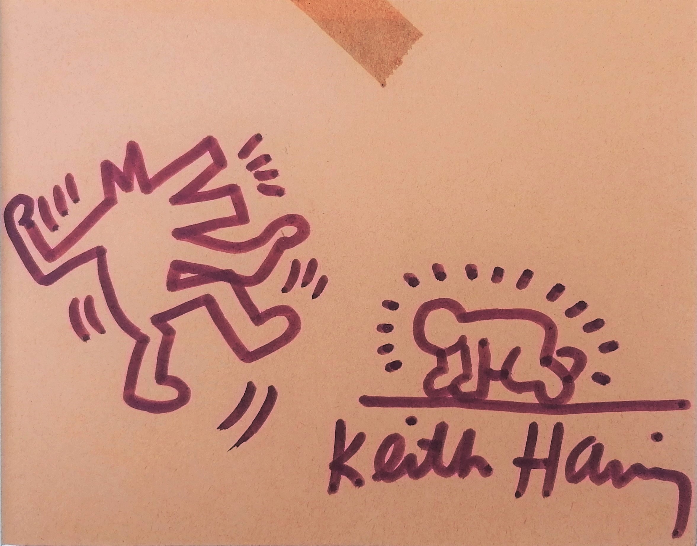 Keith Haring Dancing Dog