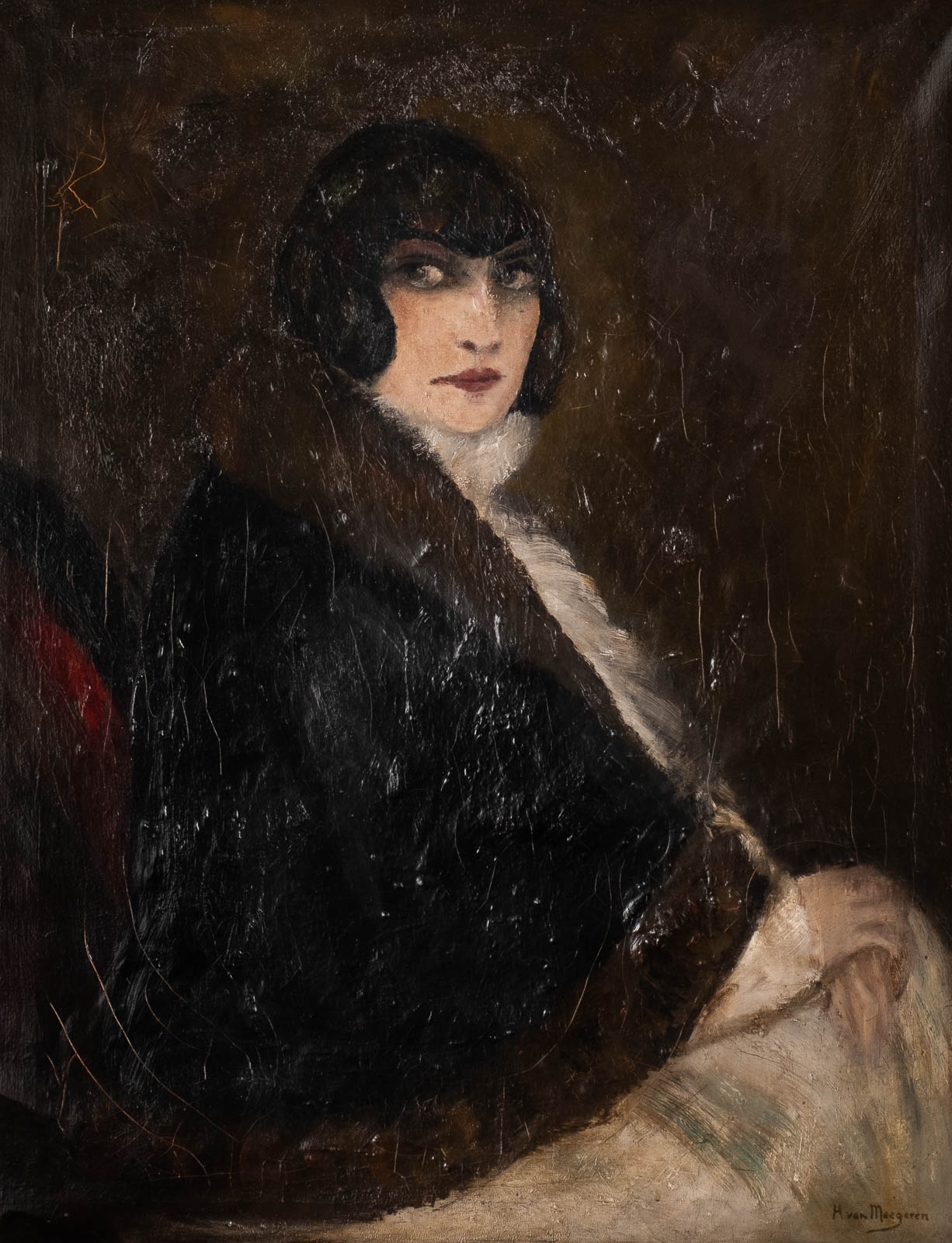 Han van Meegeren | Portrait of the Dutch performer Albert Vogel sr in ...