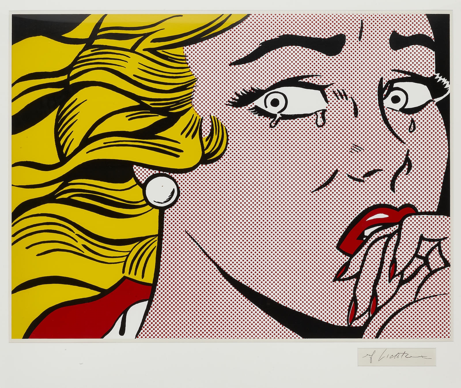 Roy Lichtenstein | Crying Girl (Poster), 1994 (1994) | MutualArt