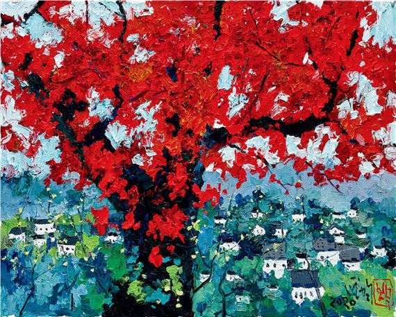 Pang Jiun | The Best Night of Gui Lin Landscape (2019) | MutualArt