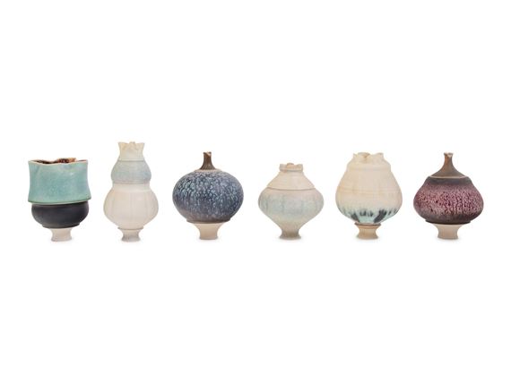 Geoffrey Swindell | Collection of Seven Miniature Vessels | MutualArt