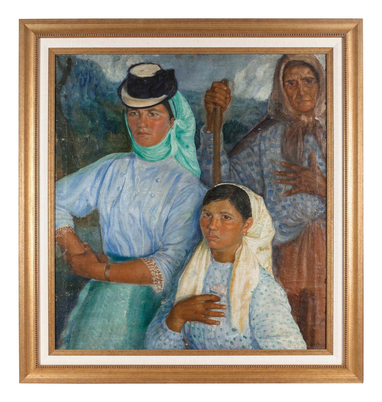 José Aguiar | Campesinas Canarias (1950) | MutualArt