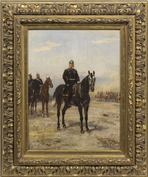Emil Hunten | Kaiser Wilhelm I. zu Pferde | MutualArt
