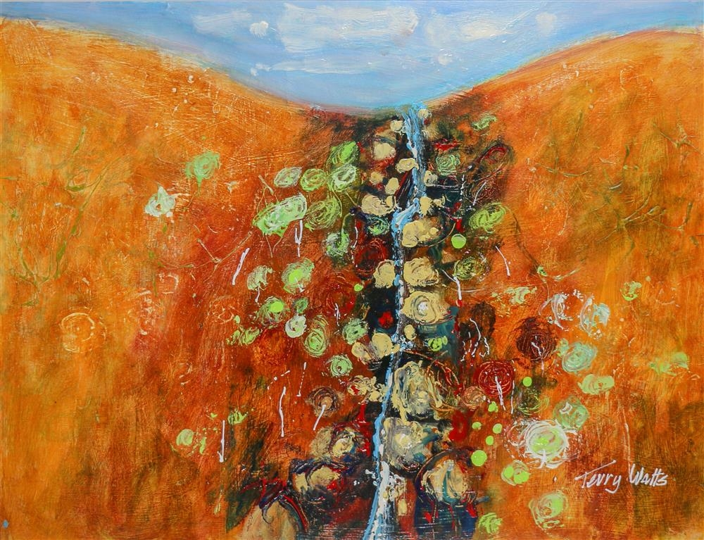 Terry Watts | Kimberley Waterfall | MutualArt