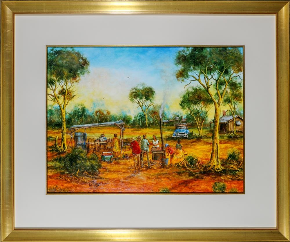 John Cobby | Sunday Barbeque | MutualArt